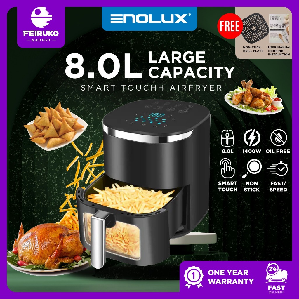 EN-AF618D 8.0L Air Fryer Large High-Capacity Air Fryer AF602D AIRFRYER ...