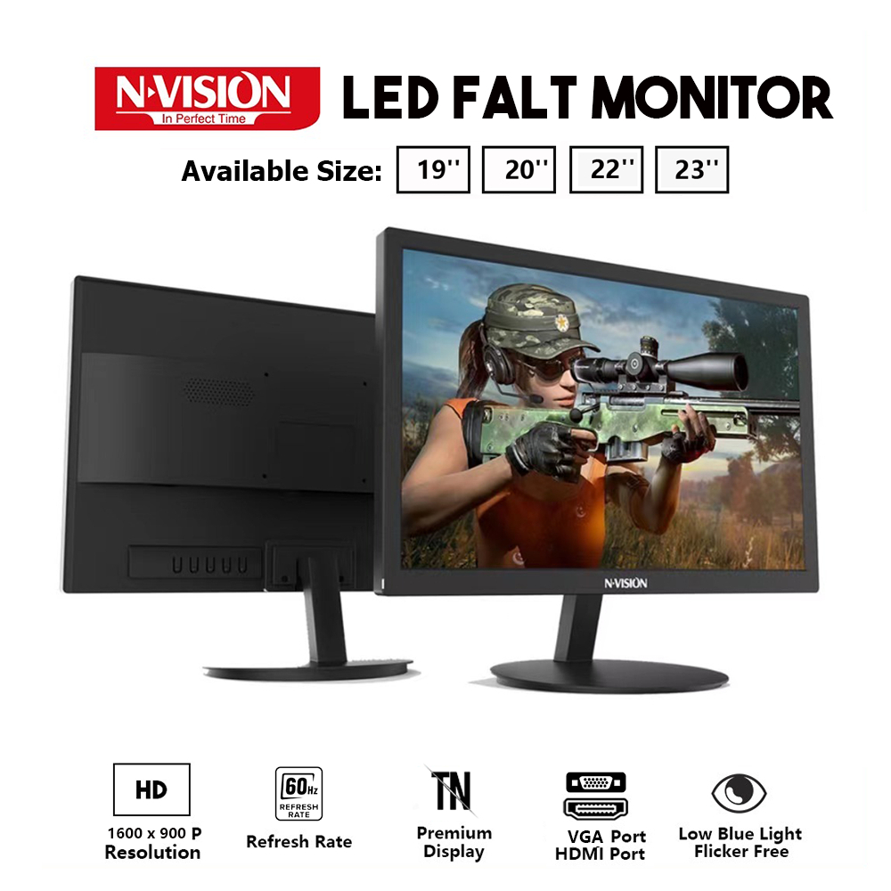 Nvision H22V8 21.5" LED Monitor | Shopee Philippines