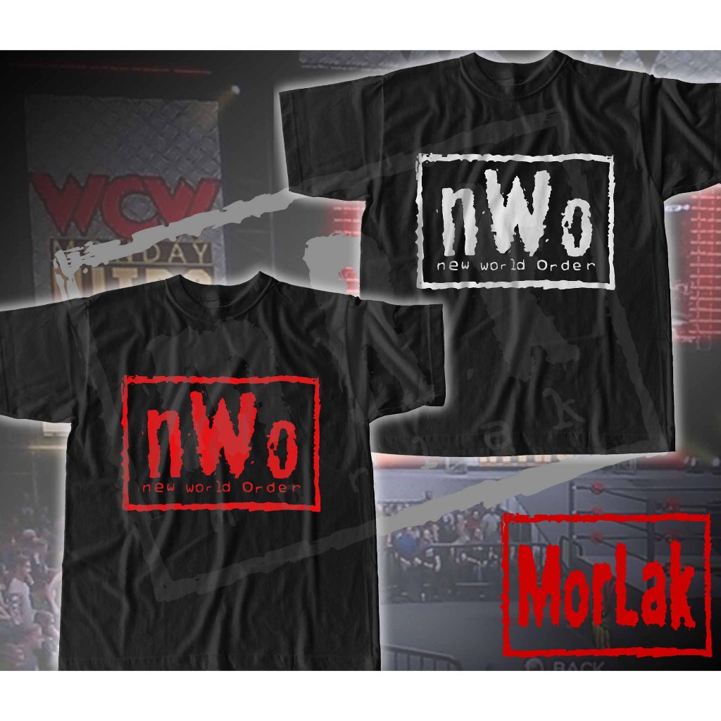 WCW Team NWO " New World Order " Big Graphic Unisex Shirt | Shopee ...