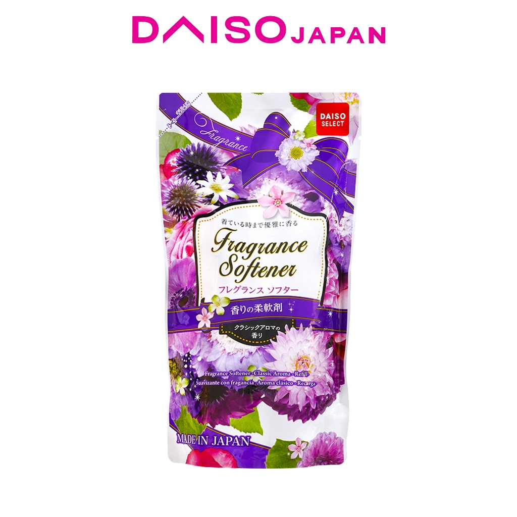 Daiso Classic Aroma Scent Laundry Softener Refill (480ml) | Shopee ...