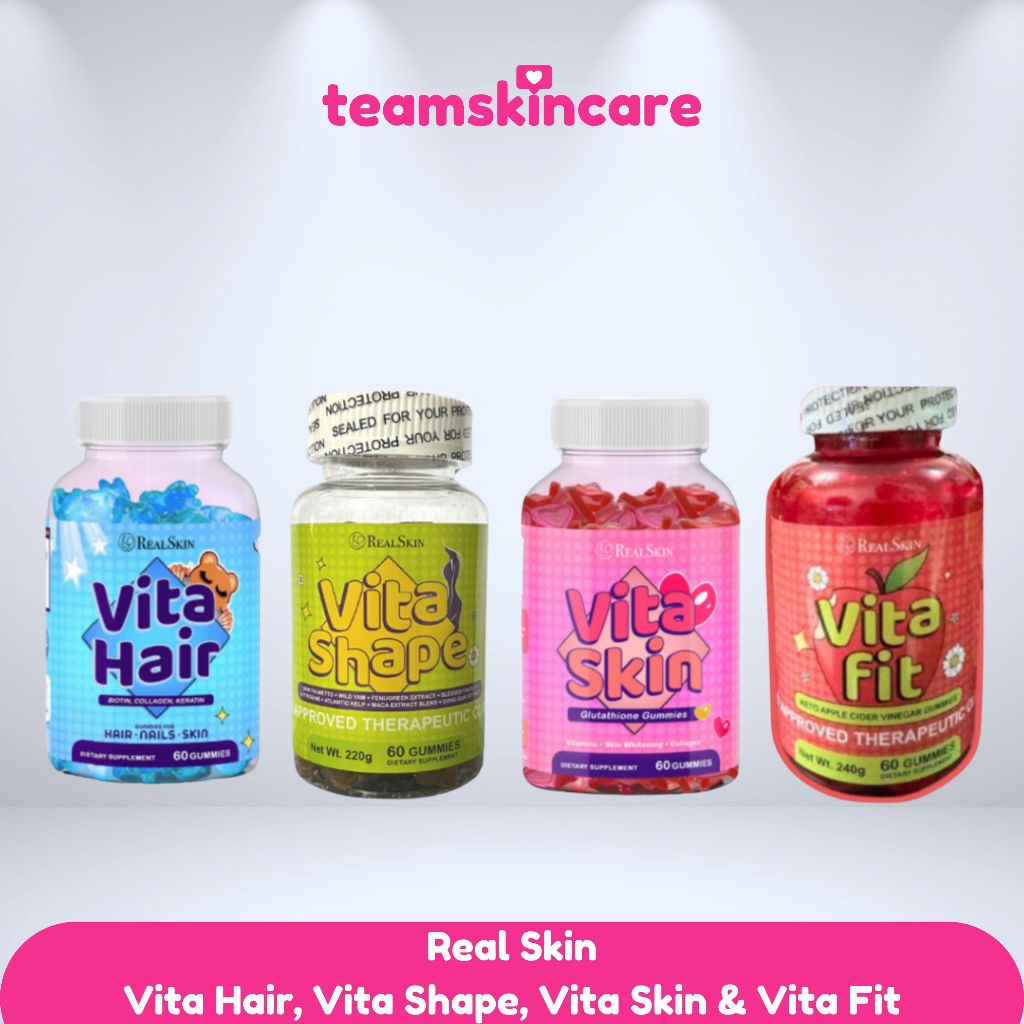 Real Skin l Vita Hair l Vita Shape l Vita Skin l Vita Fit (60 gummies ...