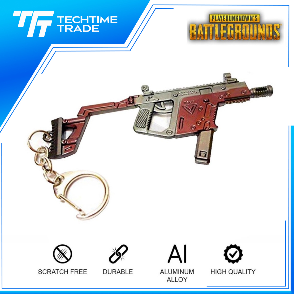 Playerunknown's Battlegrounds Accessories PUBG VSS Keychain (Red ...