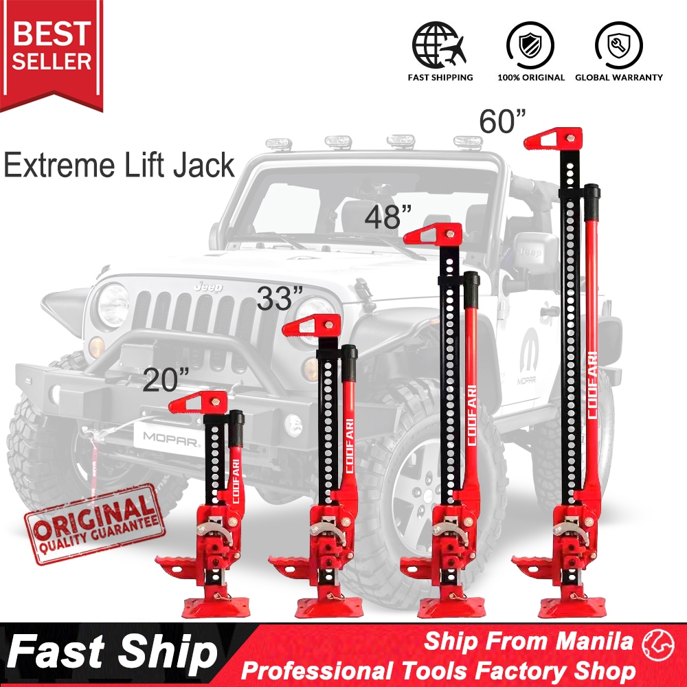 Extreme Lift Jack 20 "33"48 "60" Farm Lift Jack Voor Suv offraod Rescue ...
