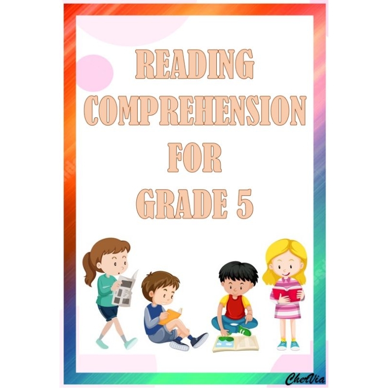 Reading Comprehension for Grade 5 (42 pages) free bookbind | Shopee ...