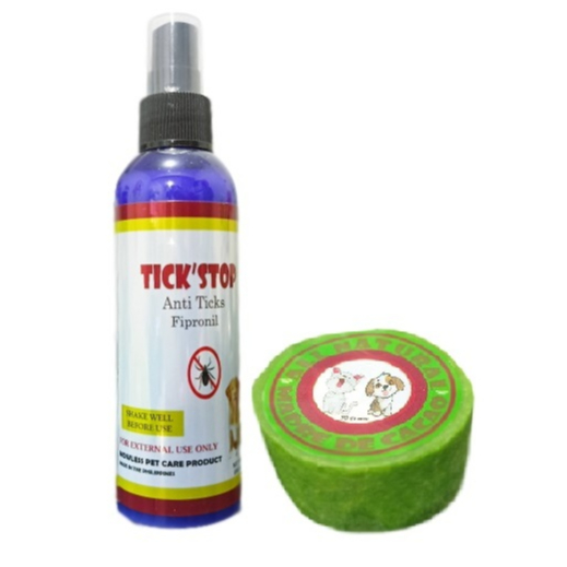 Tick Stop Fipronil Dogs & Cats Tick Spray 100ML w/ free 50g. Madre de ...