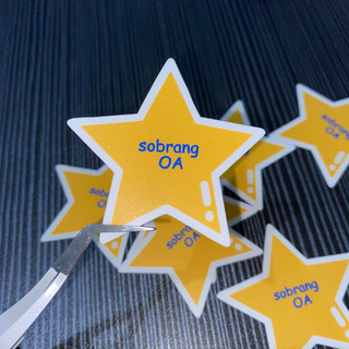 SOBRANG OA Star Award Sticker| Vinyl Glossy Laminated Waterproof ...