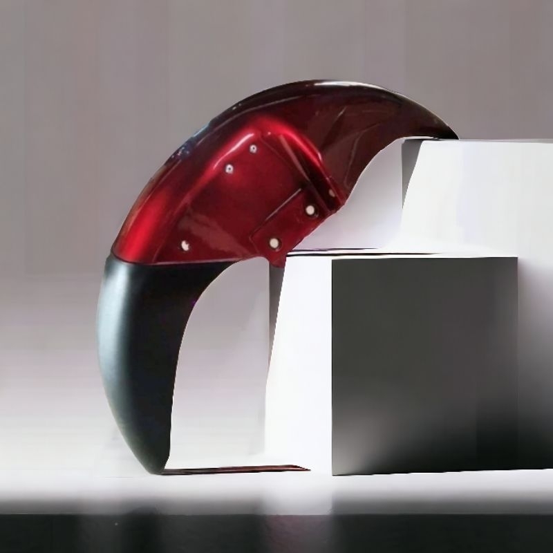 Ct100 Front Fender With Bracket (Red,blue,black) | Shopee Philippines