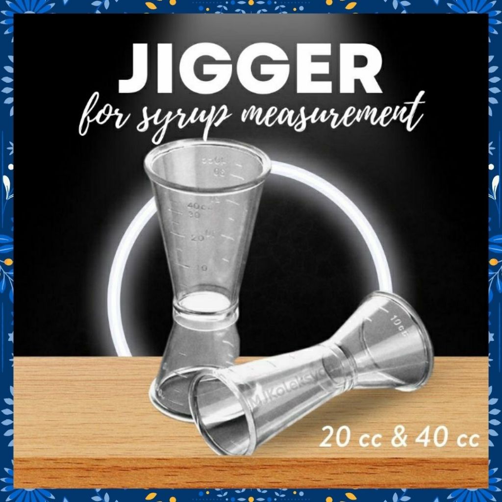 Jigger for Milktea Syrup Measurement 40cc and 20cc | Shopee Philippines