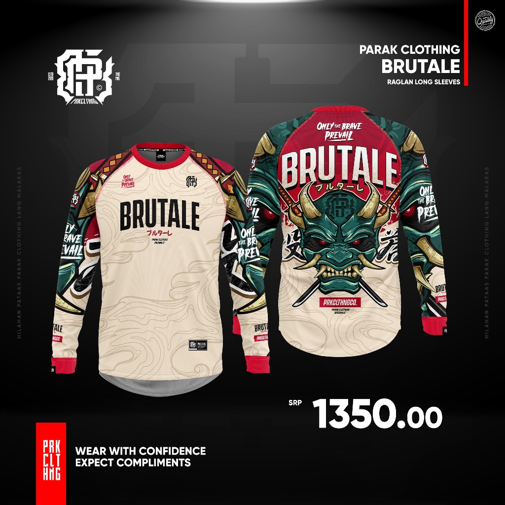 Parak Clothing Brutale Raglan Edition Aircool Riding Jersey | Shopee ...