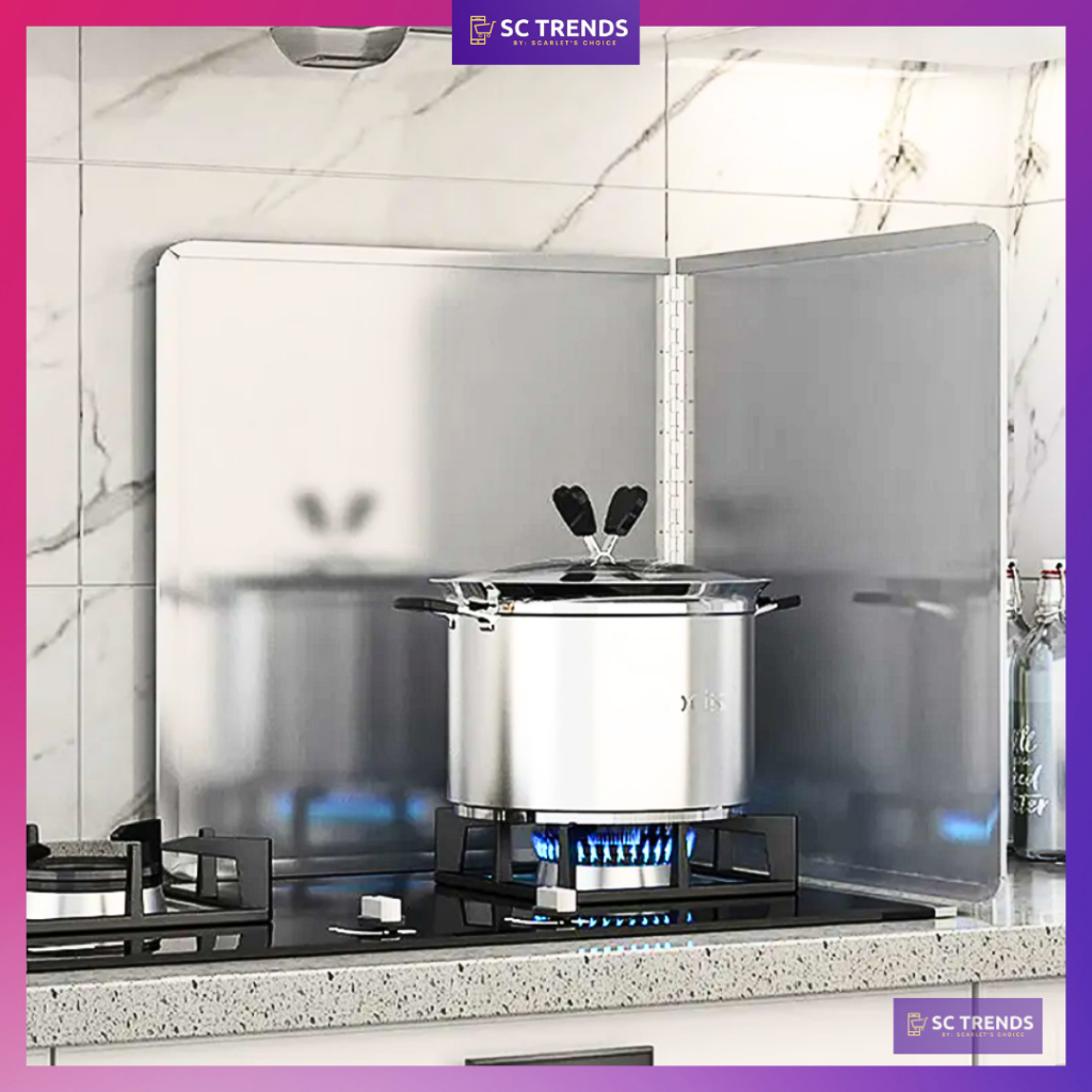SC Trends High-Quality Stainless Steel Kitchen Baffle Oil Gas Stove ...