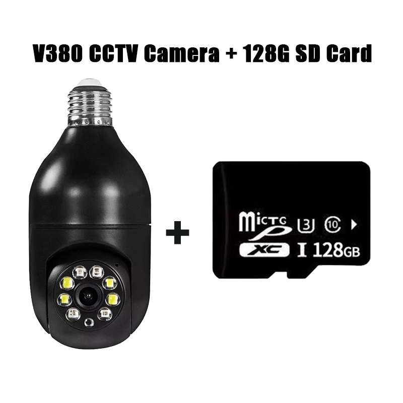 ANSEN CCTV Bulb Camera WiFi Connect to Cellphon with Voice Wireless ...
