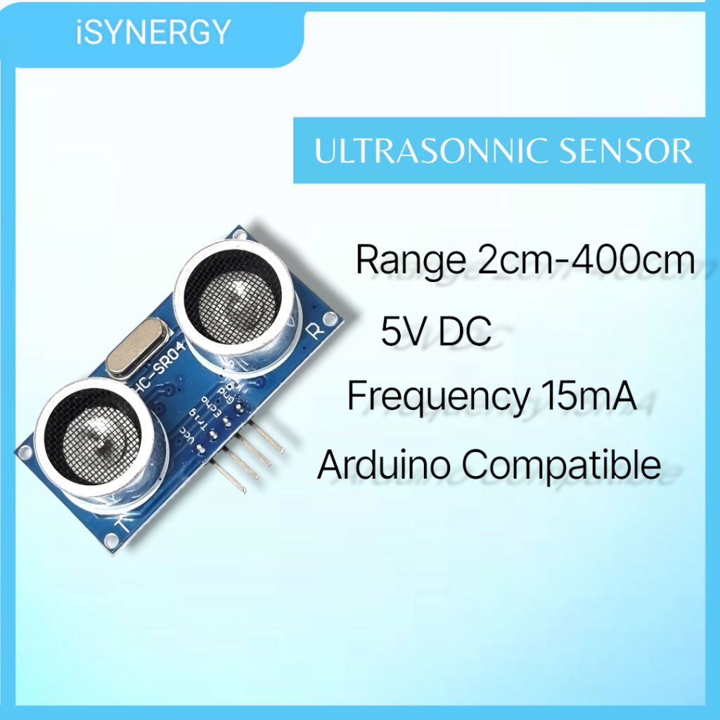 Ultrasonic Sensor Module HC-SR04 Distance Measuring Arduino Wave Detector Ranging for Ard ...