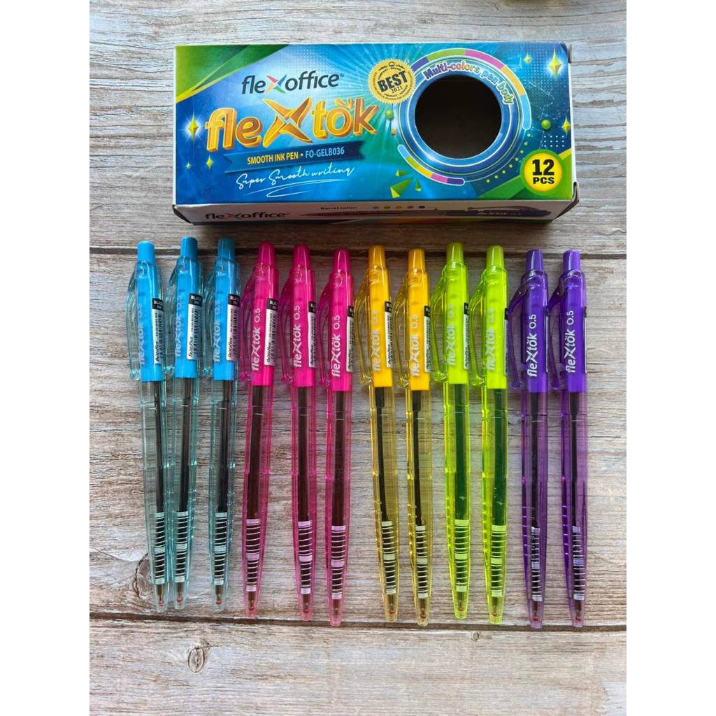 Flextok Colored barrel Black Ink 0.5m 12pcs | Shopee Philippines