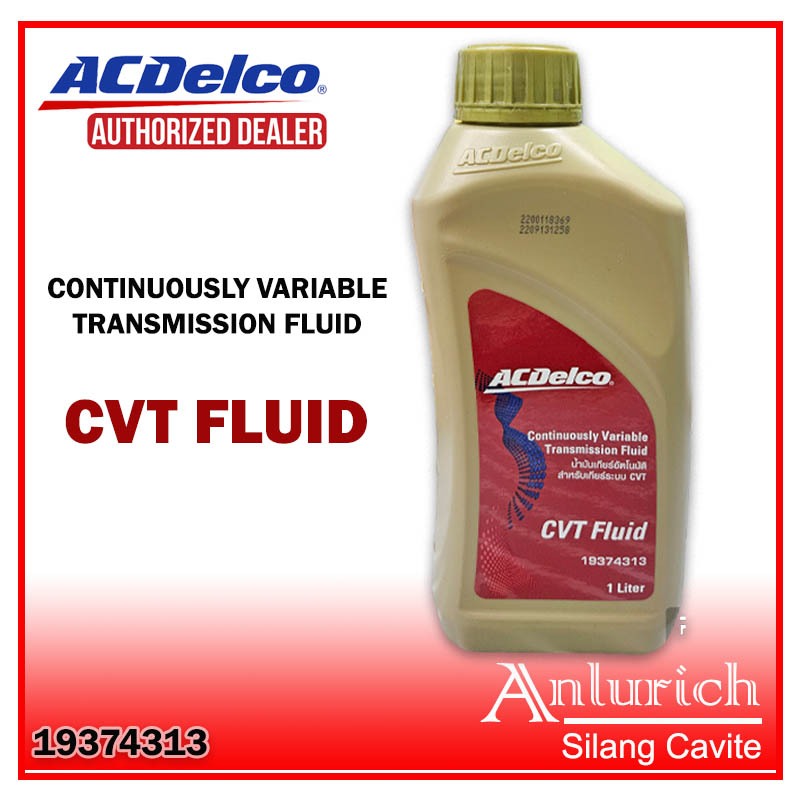 ACDelco CVT FLUID Continuously Variable Transmission Fluid 1Liter Part ...