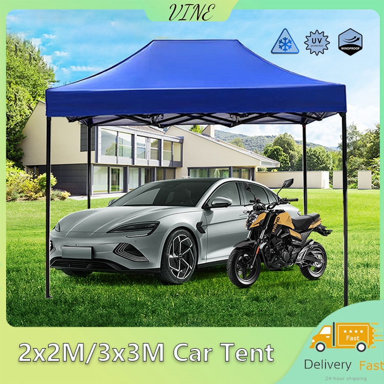Retractable Tent for Car Complete Set Heavy Duty Outdoor Sunshade ...