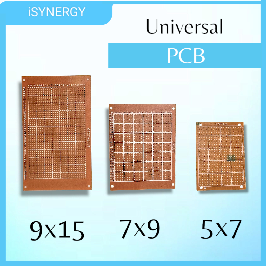 PCB PROTOTYPE BOARD UNIVERSAL 5x7 7x9 9x15 PROTOBOARD | Shopee Philippines