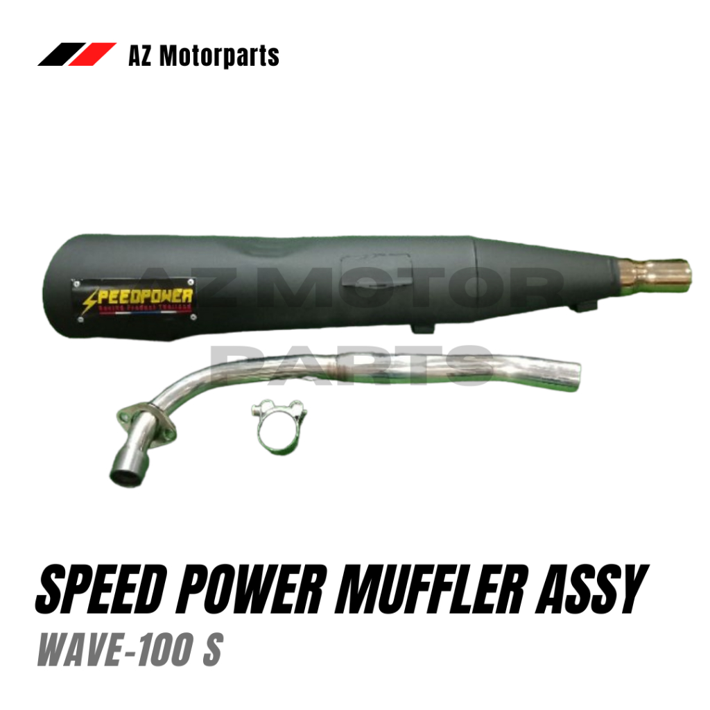 Speed Power Muffler Assy for WAVE-100 S | Shopee Philippines