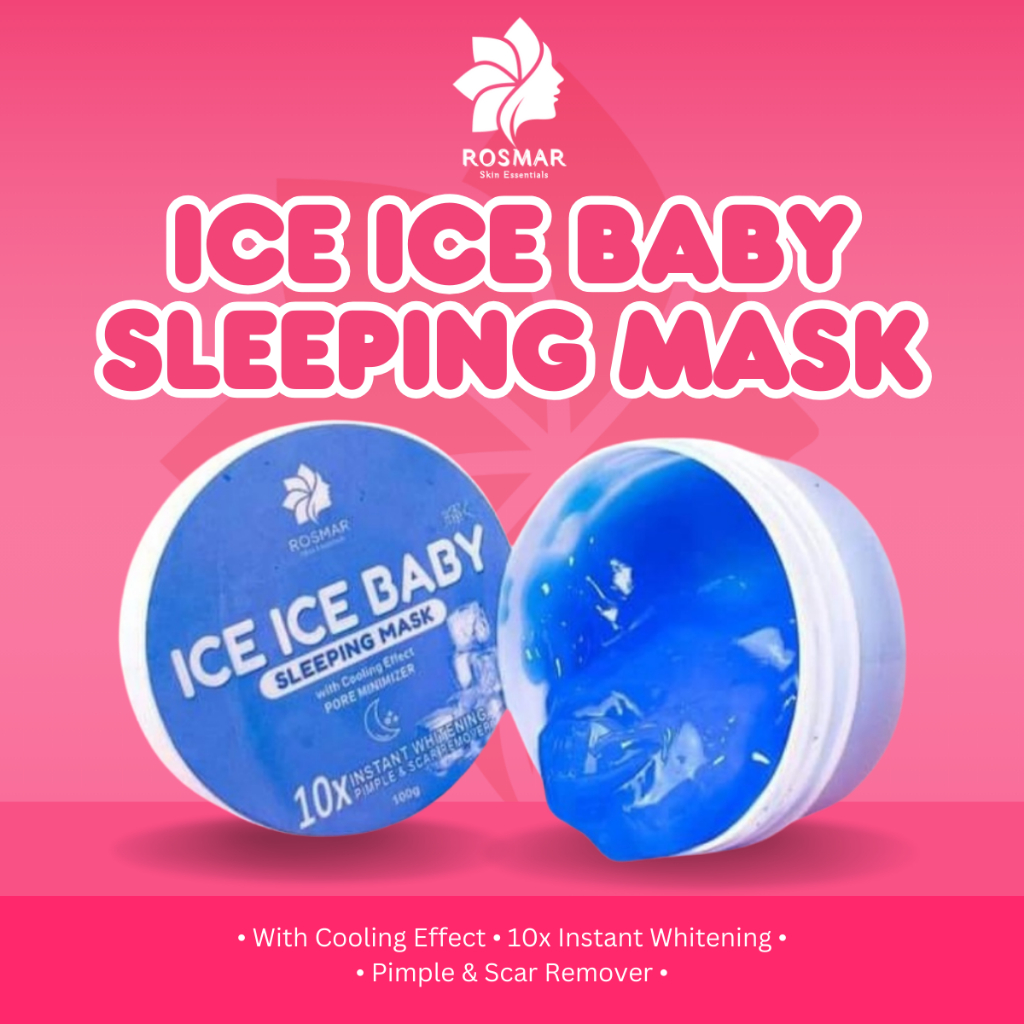 ROSMAR Ice Ice Baby Sleeping Mask with Cooling Effect Pore Minimizer ...
