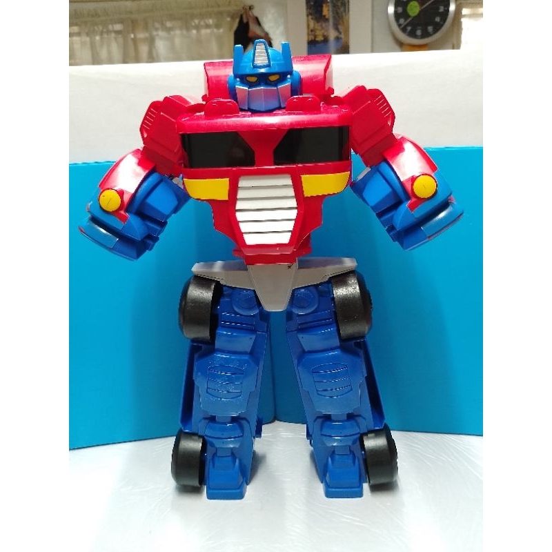 Transformers Playskool Heroes Rescue Bots Flip Racer Optimus Prime 15 ...