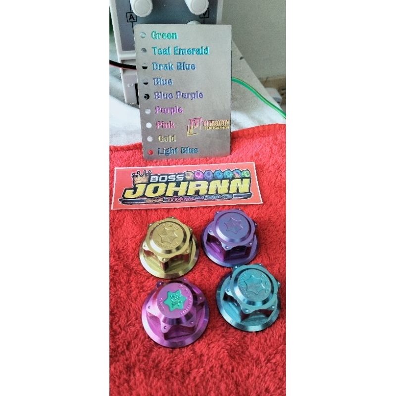 gr5 titanium rear nut nmax/aerox/click | Shopee Philippines