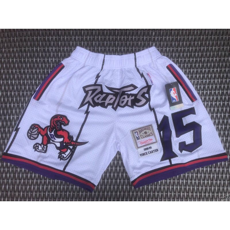 Raptors 15 basketball jersey short white stripes high quality | Shopee ...