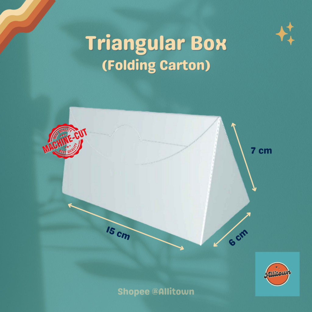 Triangular Box (Folding Carton) | Shopee Philippines