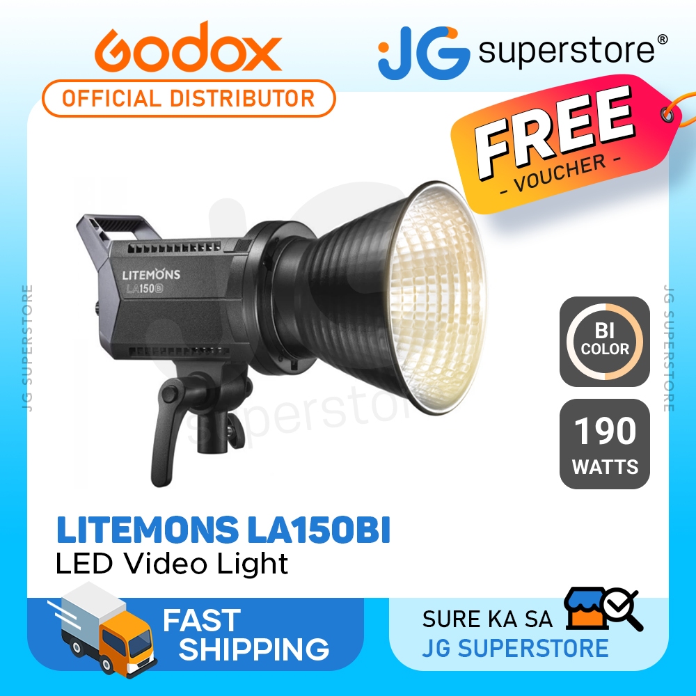 Godox Litemons LA150R RGB / LA150Bi Bi-Color LED Video Light Bowens S ...