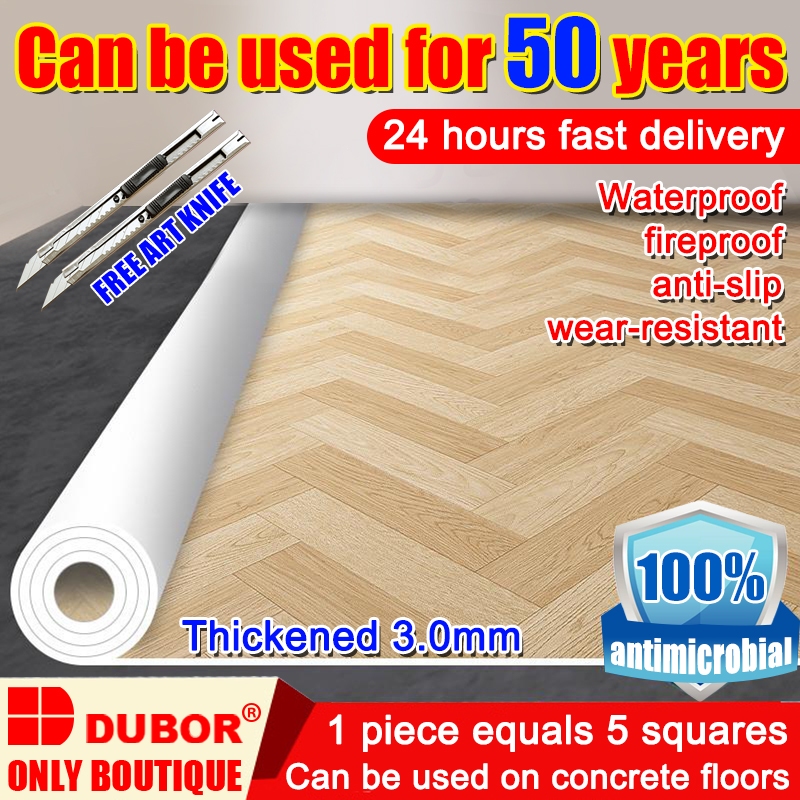 pvc Vinyl floor sticker 1mX10m 1mX5m waterproof Anti-slip fire ...