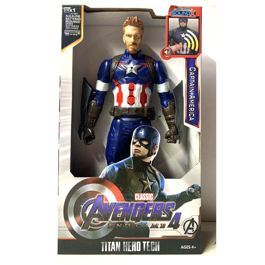 new TITAN HERO CAPTAIN AMERICA UNMASK 10 INCHES | Shopee Philippines