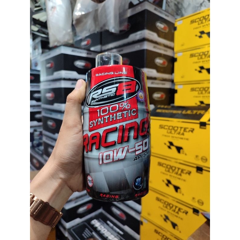 RS8 Racing 10w50 Fully Synthetic - Original 1L | Shopee Philippines