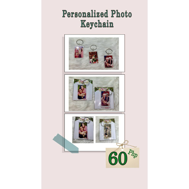 Customized Acrylic Keychain with Packaging (Customized) | Shopee ...