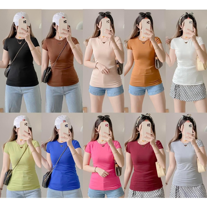SN Basic Full-Length Body-Hugging Top | Double Lining Essential for ...