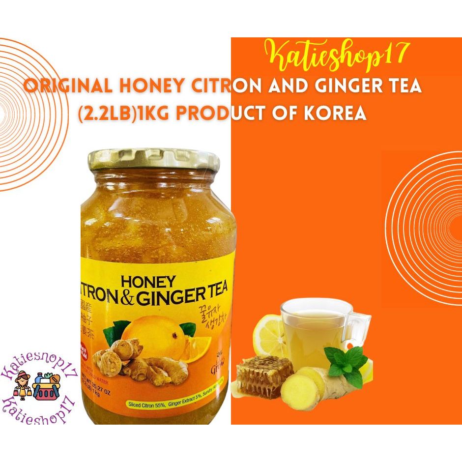 ORIGINAL Honey Citron and Ginger Tea (2.2Lb)1KG Product of Korea ...