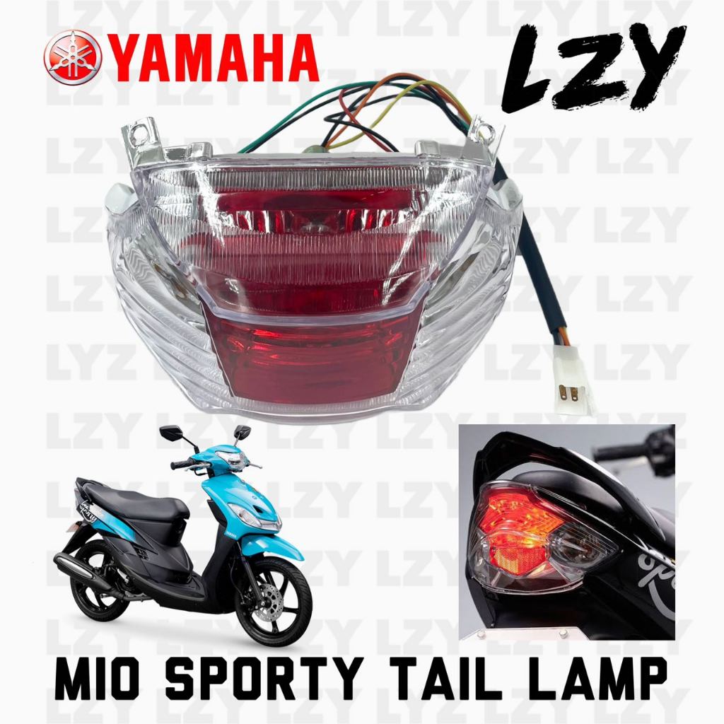 LZY Yamaha Mio Sporty Amore Tail Lamp Signal Light Brake Light Assy ...