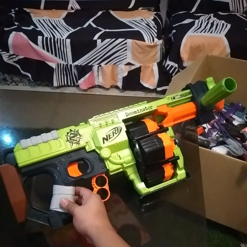 NERF Zombie Strike Doominator | Shopee Philippines