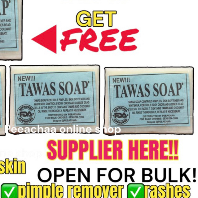 9+1 Free original Tawas soap bar for face and body direct manufacturer ...