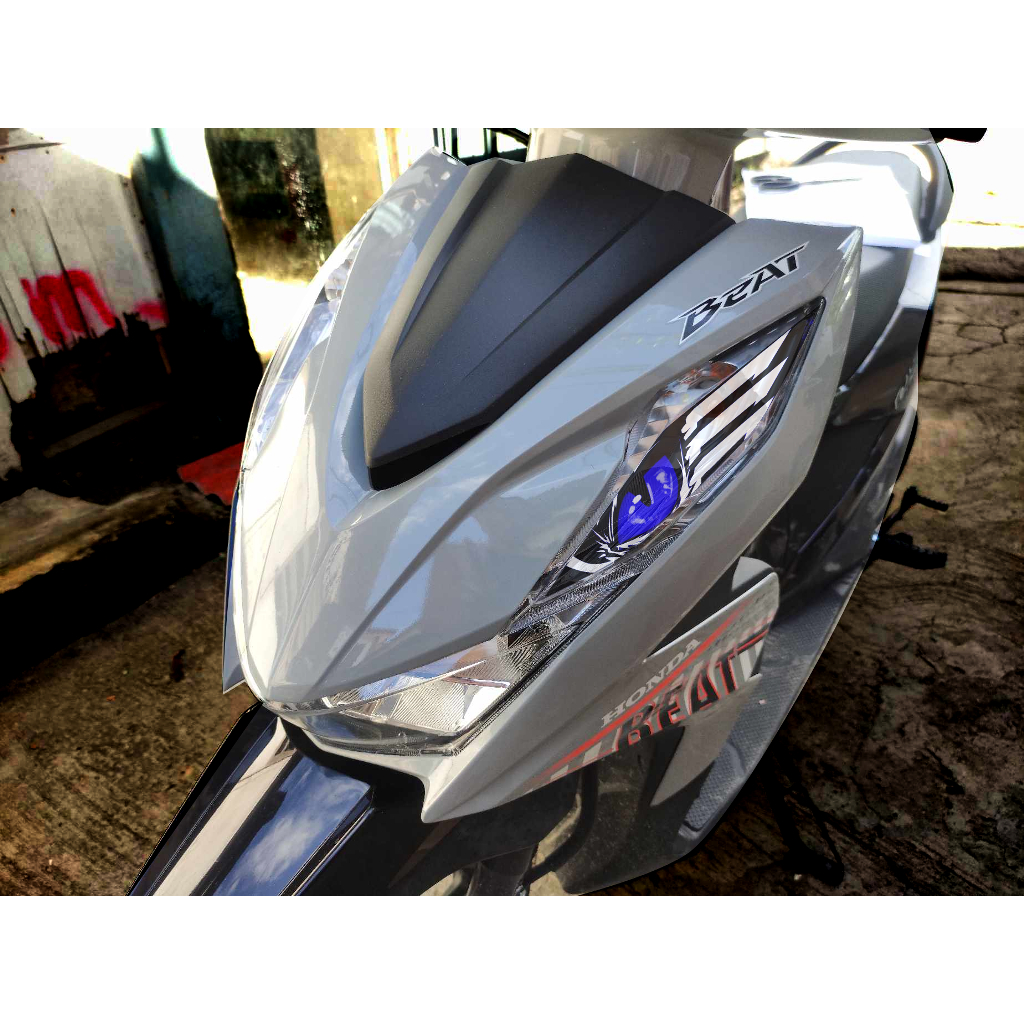 Winker Decal Sticker Honda Beat V3 2024 Model Blue Eagle Eyes | Shopee ...