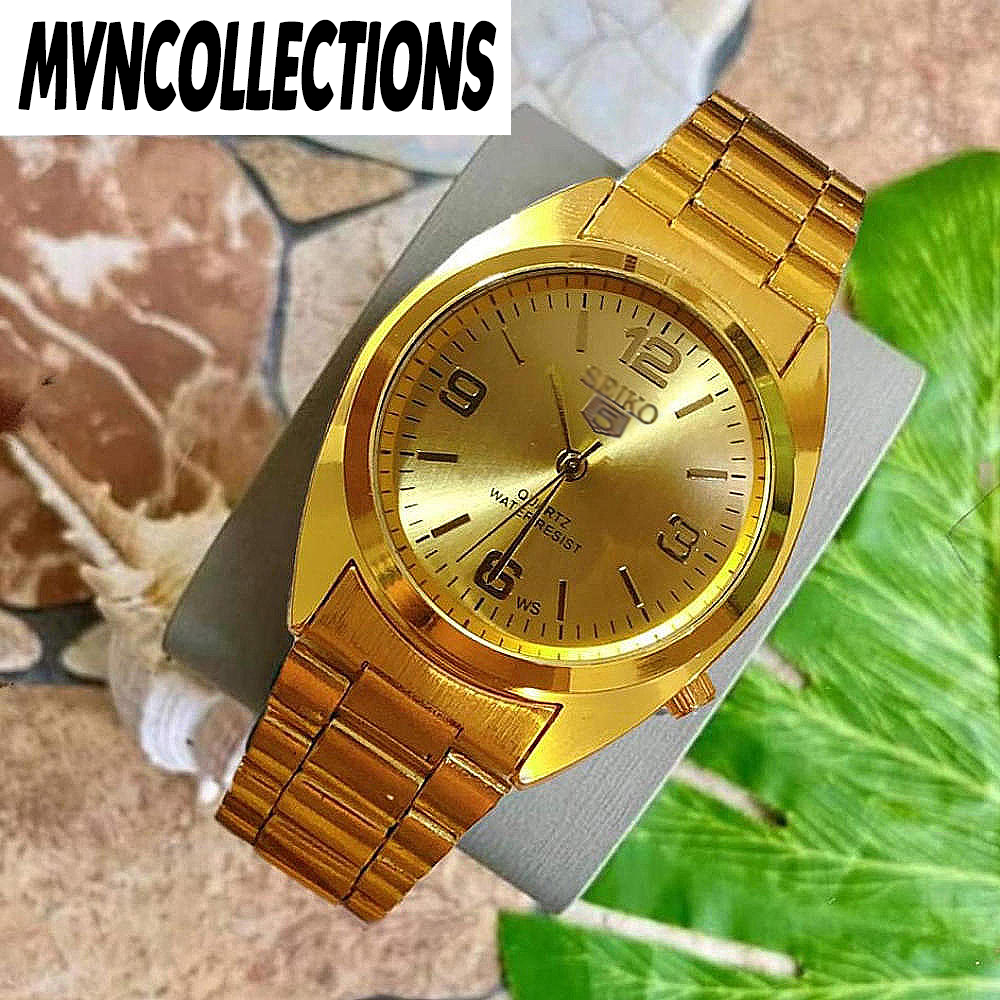 Seiko 5 Quartz Automatic Stainless Steel Watch for Men | Shopee Philippines