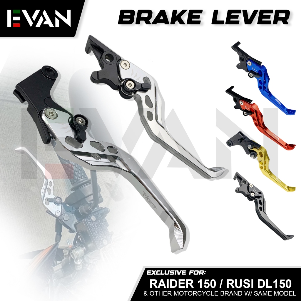 With lock CNC Alloy Brake Lever For Raider 150/Rusi DL150 Made IN ...