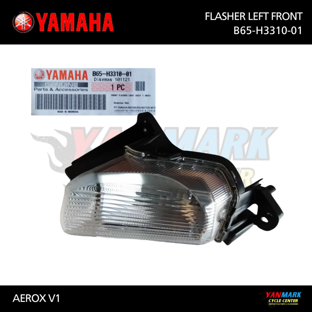 ORIGINAL YAMAHA - FRONT FLASHER / FRONT SIGNAL LIGHT LEFT - AEROX V1 ...