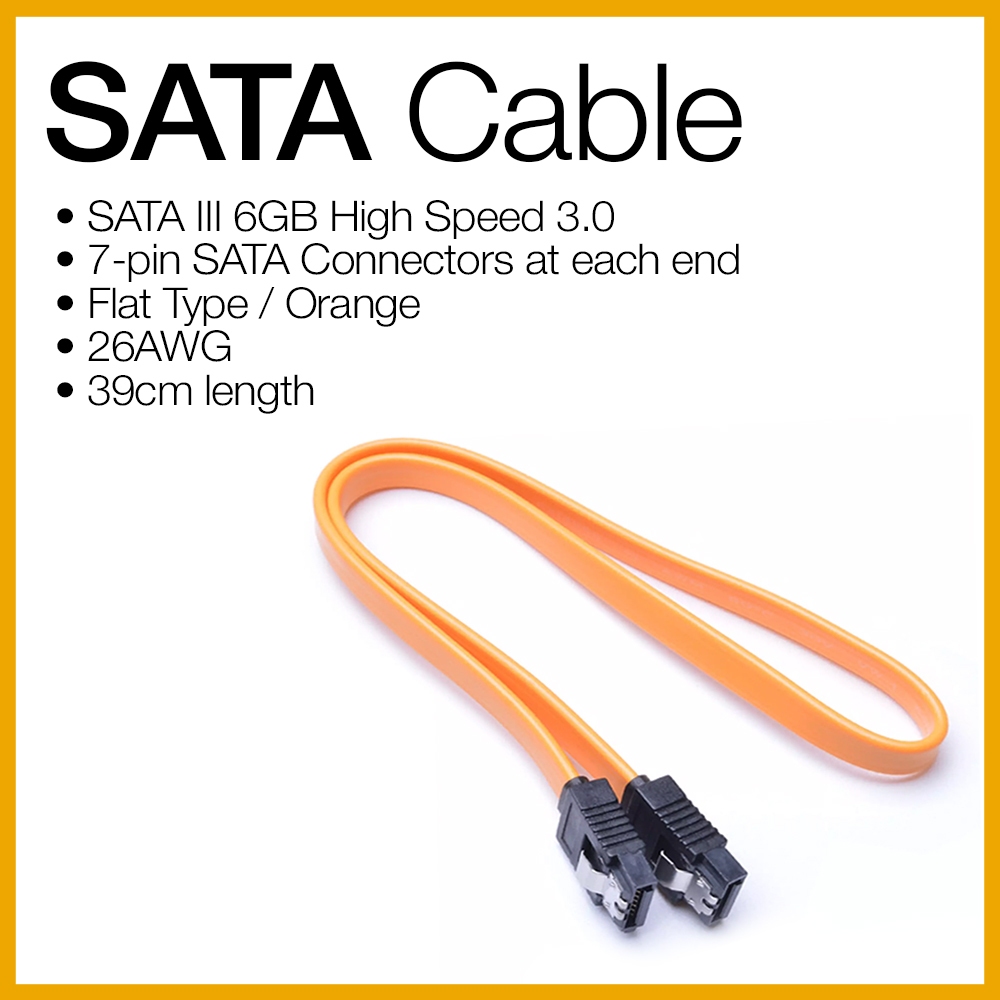 SATA Cable - Flat and Thin / 7pin cables | Shopee Philippines