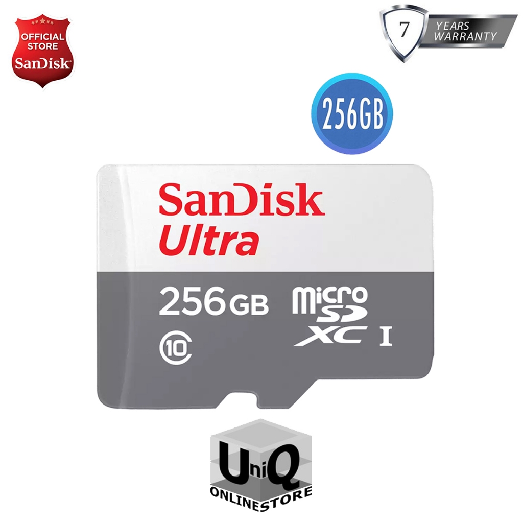 Sandisk Ultra Micro Sdxc 256Gb Class 10 Uhs-I Memory Card (SDSQUNR-256G ...