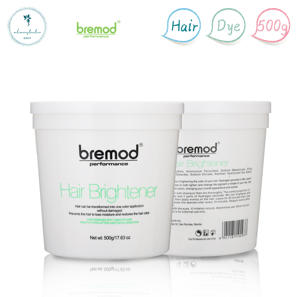 Bremod Brightener Bleaching Powder Hair Bleach White Powder Salon Use ...