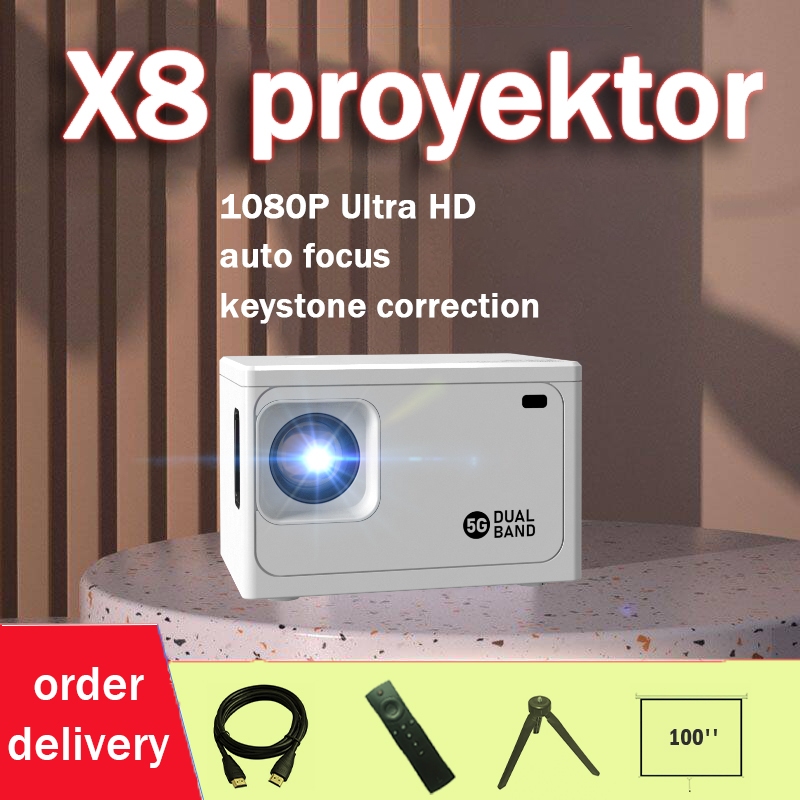 projector 4K ultra HD 4K smart projector mini for room projector mobile ...