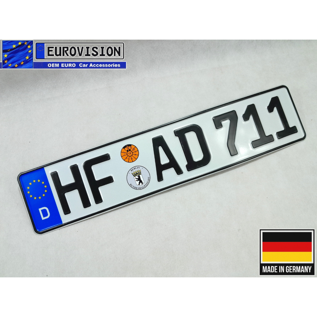 Europlate Standard - Original Euro Plate FROM GERMANY (1 Pc. Only ...
