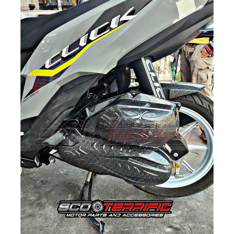 HONDA CLICK V2 V3 V4 CRANK CASE GARNISH AND AIR FILTER COVER GARNISH ...
