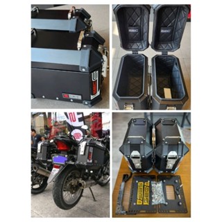 SEC Side Pannier Plastic Kryptonite and Alloy Side Box pair with ...