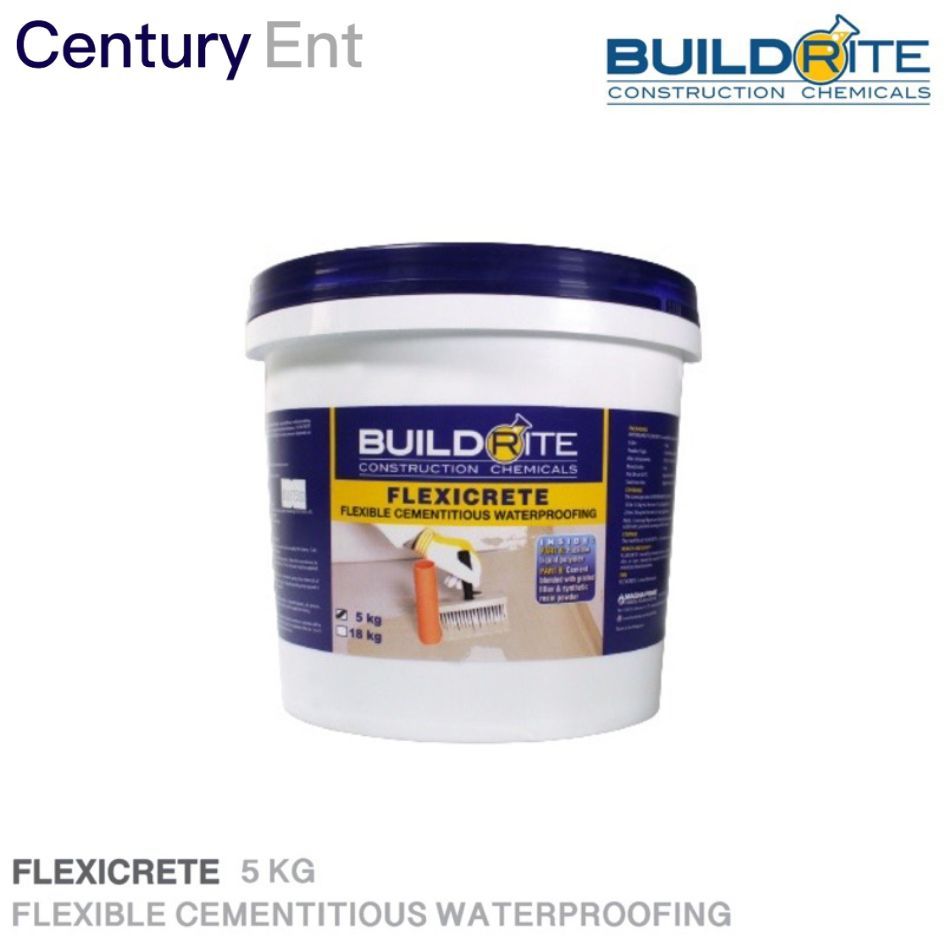 5KG | Buildrite Flexicrete | Flexible Cementitious Waterproofing | Shopee Philippines