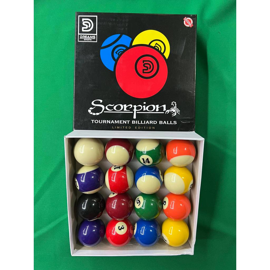Scorpion Standard Billiard Ball Tournament Size / Bola ng bilyaran ...