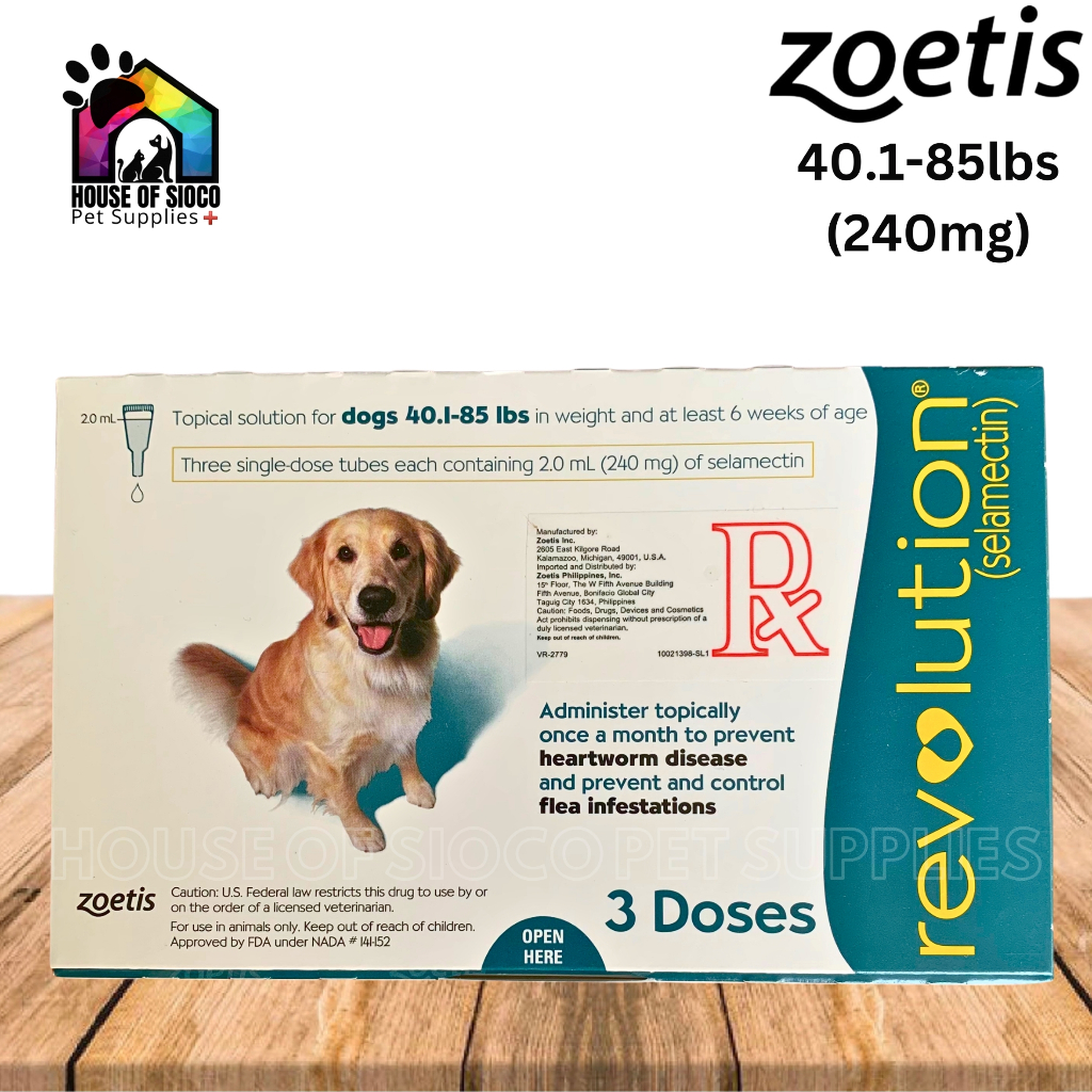 Revolution Topical Solution For Dogs 40.1-85lbs | Shopee Philippines